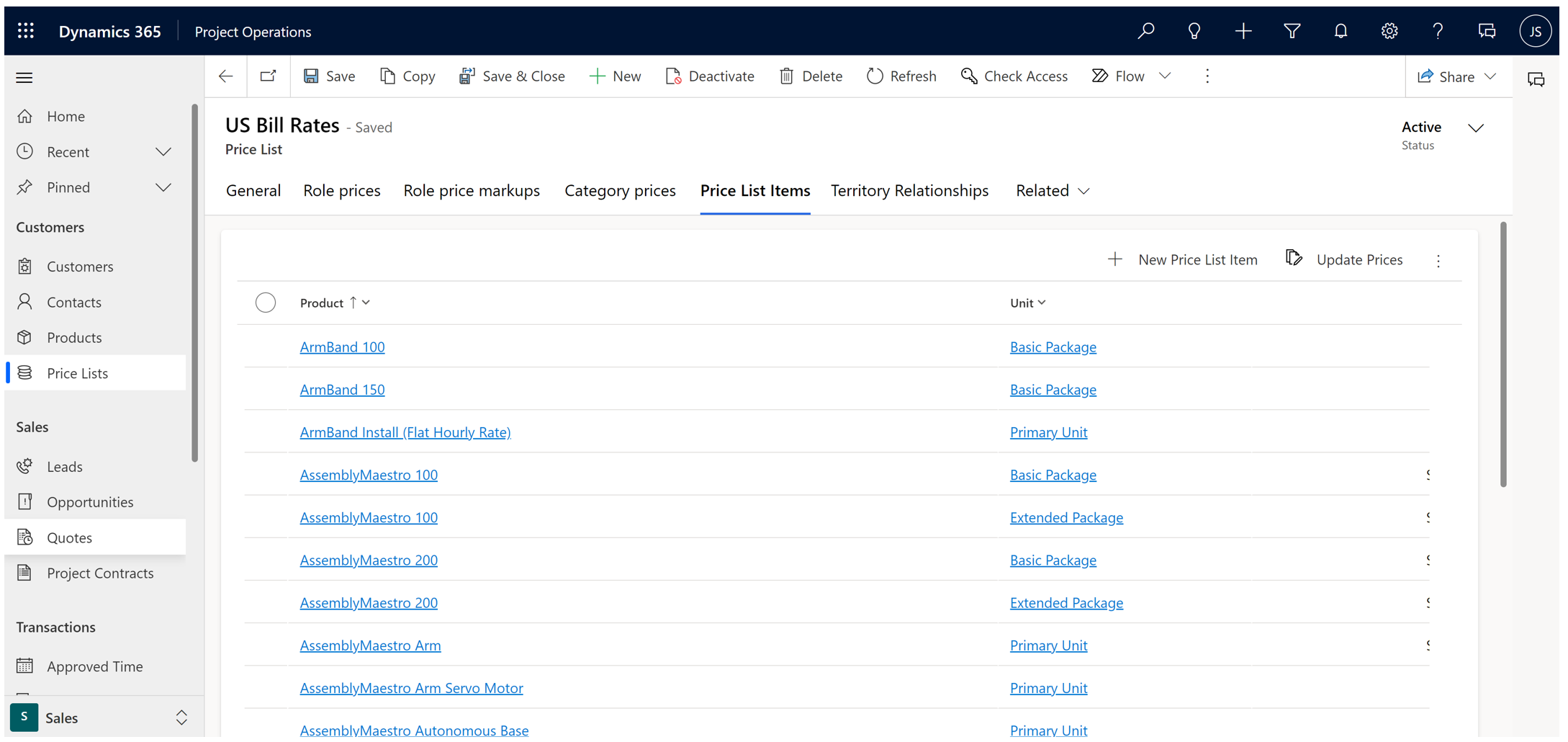 Hack #20: Understanding PRICE LISTS in D365 Project Operations- Part ...